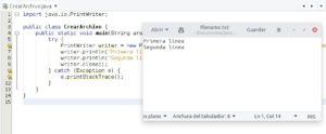 Crear archivos de texto en Java - decodigo.com