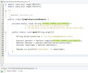 Java - Expresiones regulares - decodigo.com